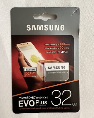 Samsung EVO Plus 256GB Micro SDXC U3 Memory Card with SD Adapter | eBay