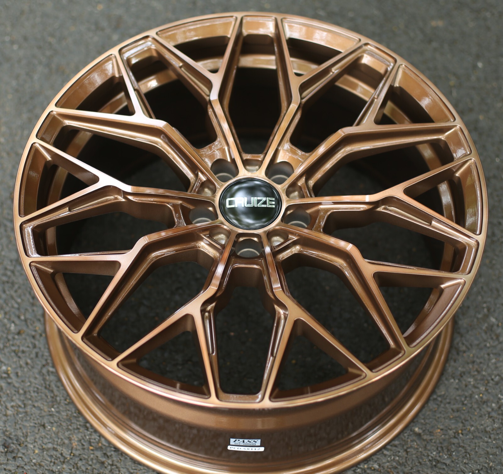 18 " Bronze CR-7 Roues Alliage Pour Cadilac BLS Fiat 500x Croma Saab 9 ...