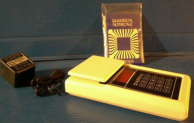 QuantaCal NutriScale New Vtg Kitchen Calorie Scale Novelty Retro Diet ...
