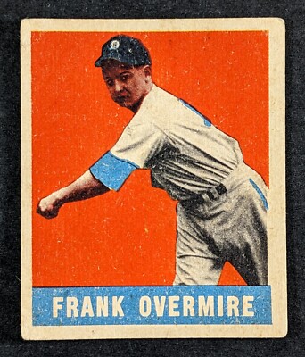 1949 Leaf Set Break #17 Frank Overmire Detroit Tigers | eBay