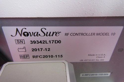 Hologic Novasure Model 10 RF Controller Endometrial Ablation System ...