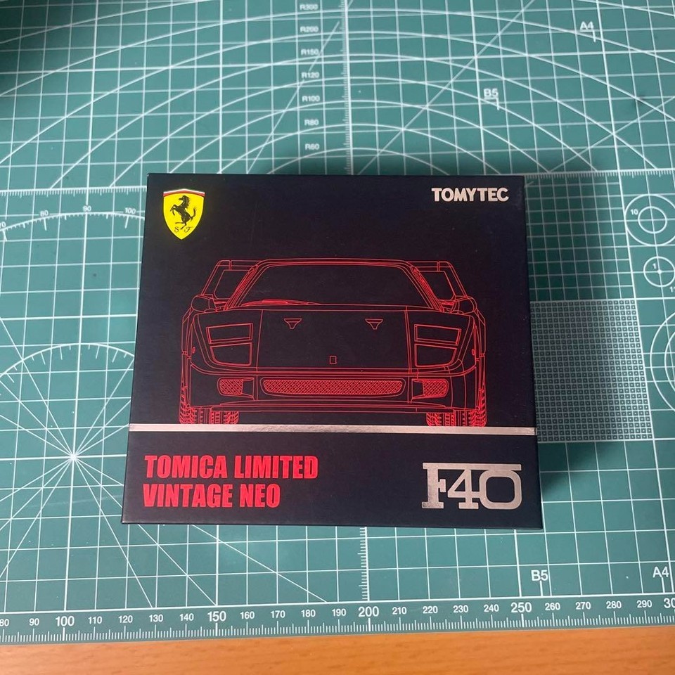 Tomica Limited Vintage Neo TLV-NEO Ferrari F40 1/64 Red Diecast Car ...