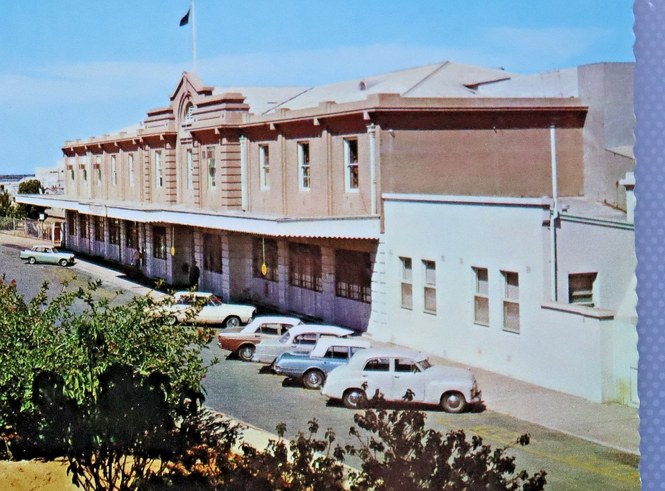 Vintage Postcard "Port Augusta Railway Station South Australia" C1960 ...