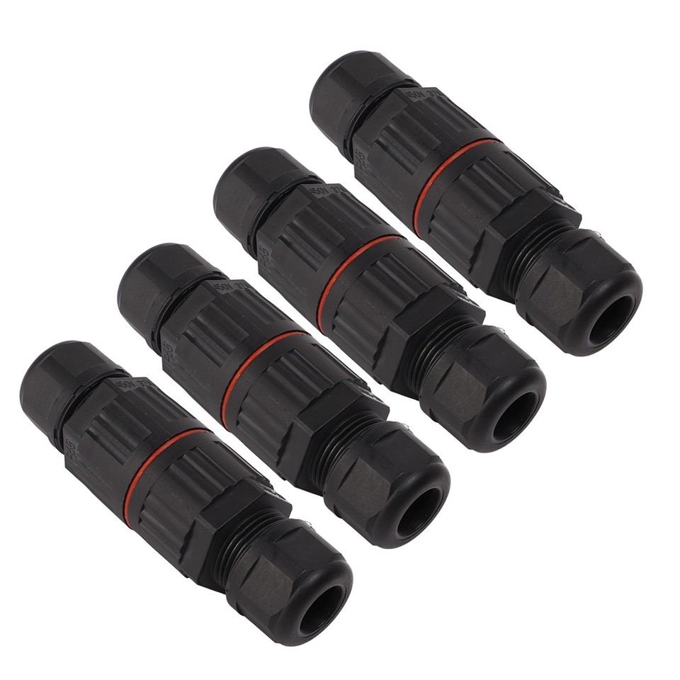 4x Wire Connectors 5 Core Screw Crimping PA66 Aviation Plug Cable ...