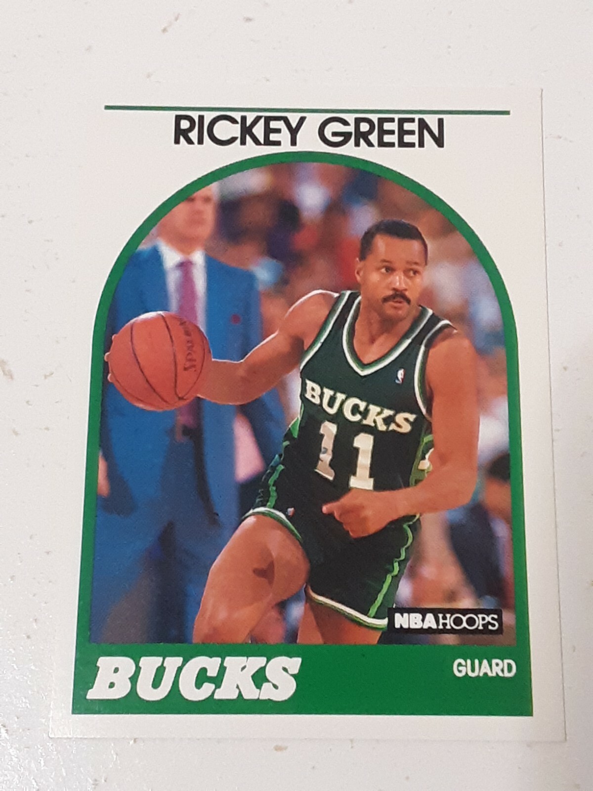 Rickey Green Milwaukee Bucks 1989 NBA Hoops Card #56 | eBay
