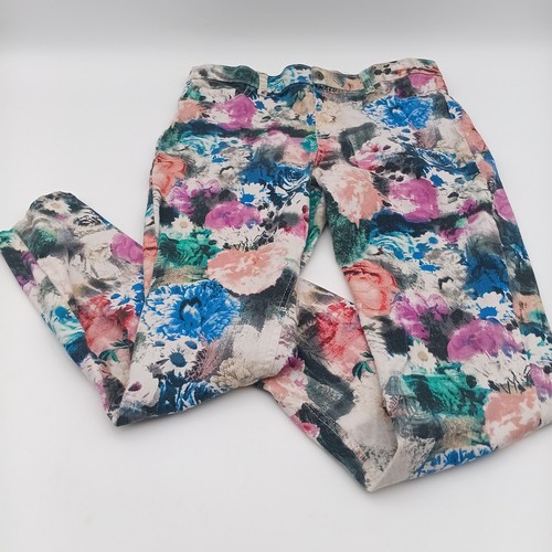 Zeza B Pants Women's Large Multicolor Paint Splash Bottoms | eBay
