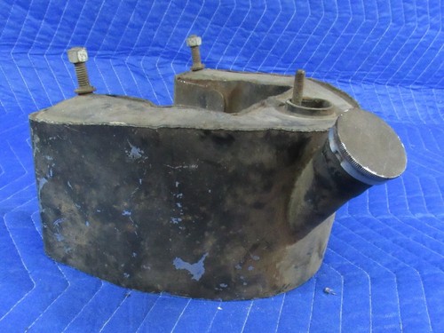 CHROMED PAINTED SHORT TT RACING HORSESHOE OIL TANK HARLEY KNUCKLEHEAD ...