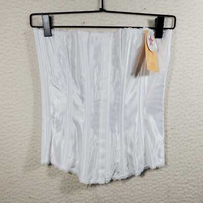 Empire Intimates Vintage Lace Up Corset Bustier Sz 32 Sexy Boudoir Drag ...