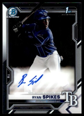 RYAN SPIKES 2021 Bowman Chrome Draft Rookie 1st Card RC Auto #CDA-RSP ...