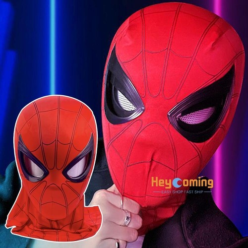 Spider Man Eye Blinking Mask Chin Control Eyes Movable Headgear ...