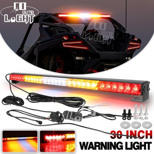 COLIGHT 30" Rear LED Chase Light Bar Reverse For 2020-2024 Polaris RZR ...