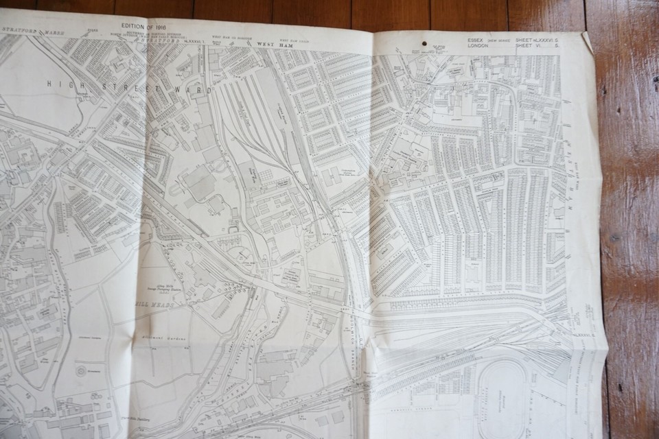 1916 Bromley GER Midland Rly London Tilbury Southend Junction OS ...