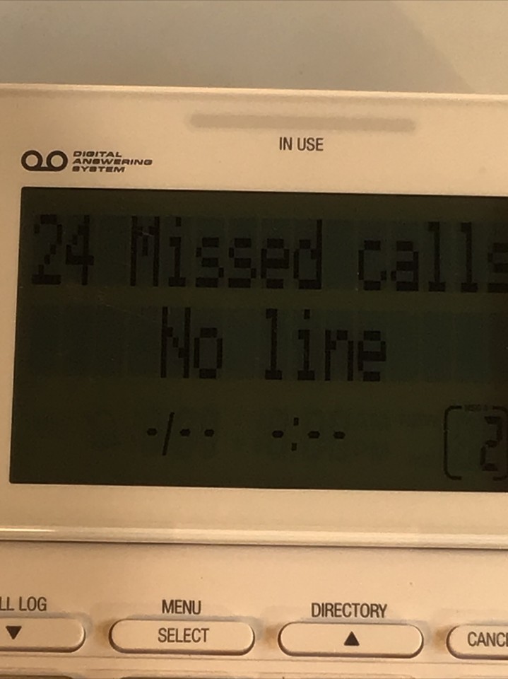 AT&T CL4940 Corded Standard Phone with Answering System and Backlit ...
