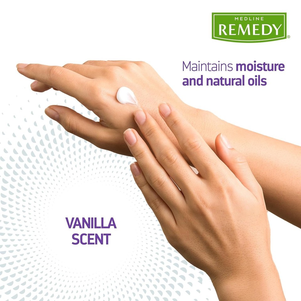 Medline Remedy Clinical Skin Cream, Vanilla Scent (4 fl oz) (Pack Of 6 ...