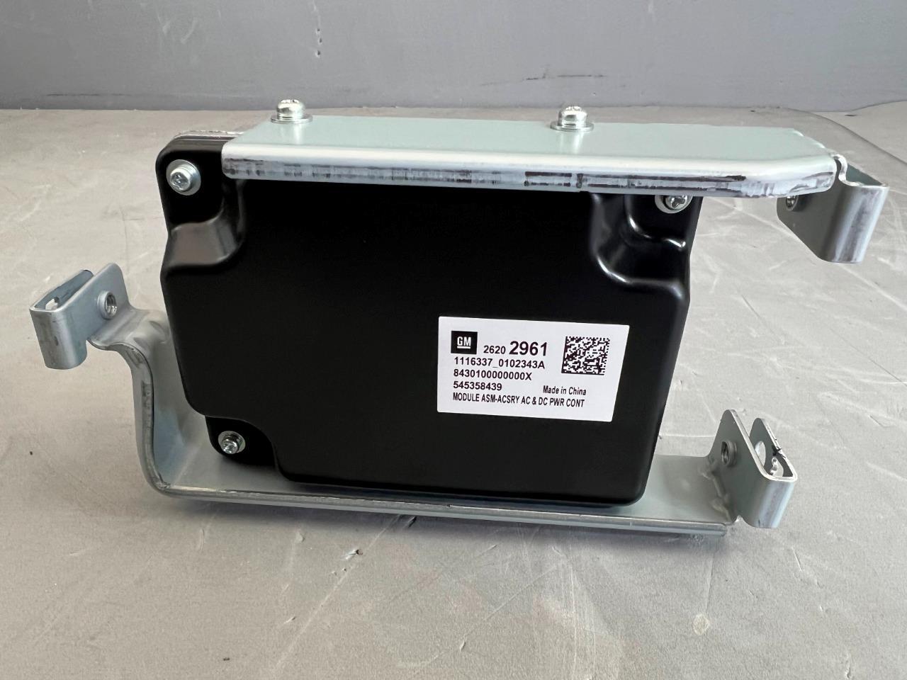 New GM power inverter module rear seat household AC DC outlet ...