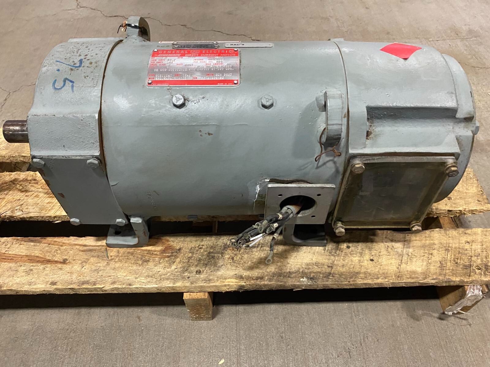 GE Kinamatic Direct Current Motor 7.5 HP 3500 RPM Type CD2110AT ...