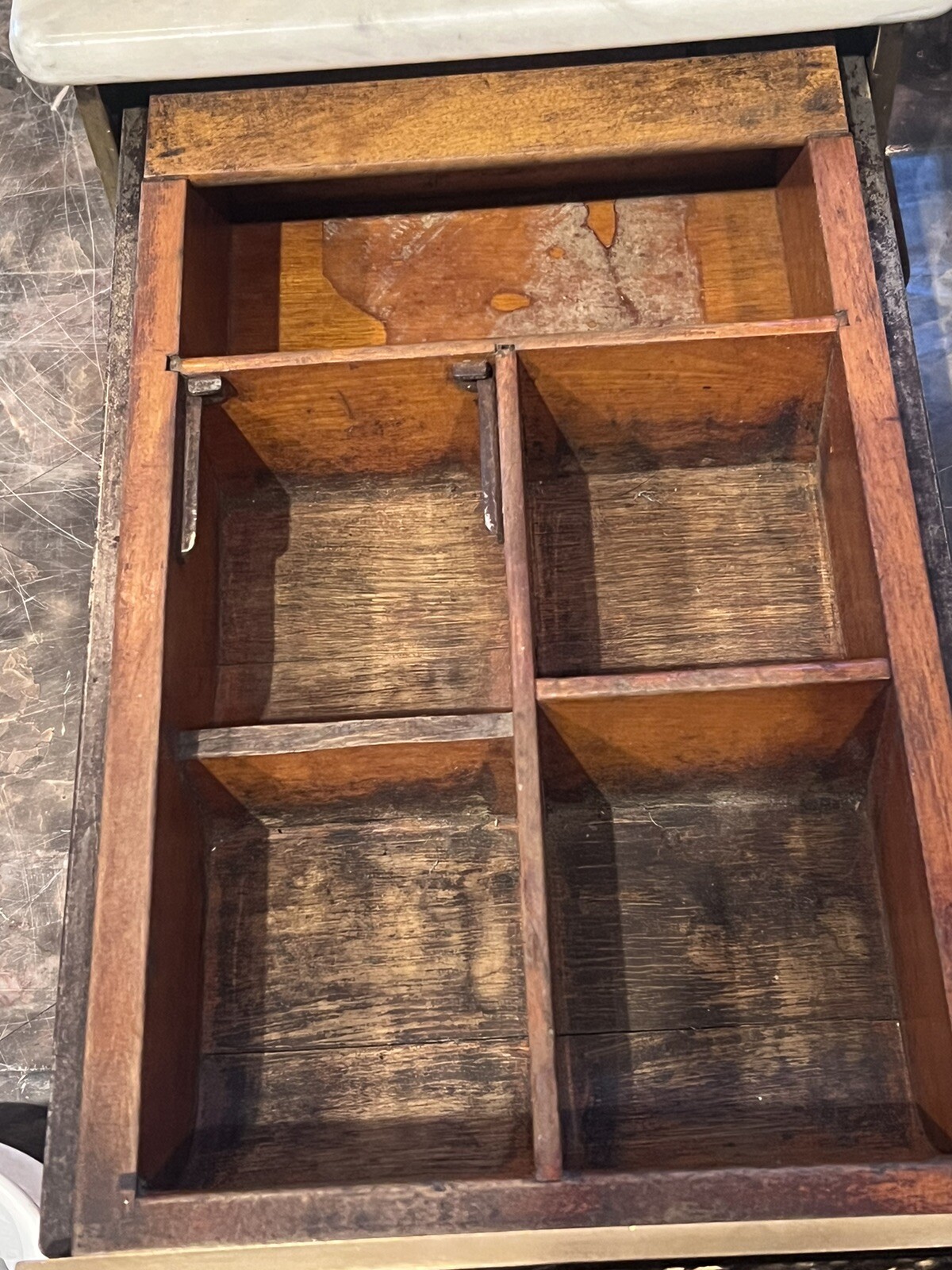 FREE NCR CLOCK /BRASS #215 NATIONAL CASH REGISTER /MARQUIS MARBLE /WOOD ...