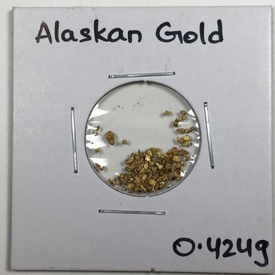 Alaska Gold 0.42 Gram of Flakes and Fine Placer Gold - 7942-SF | eBay