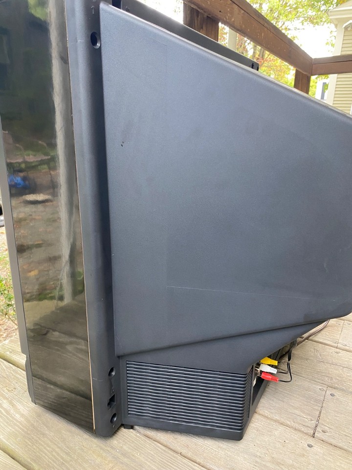 Sony Trinitron 27" Model KV-27TS20 Retro Gaming CRT COLOR TV 1989 Black ...