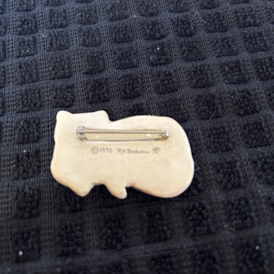 Vintage Unusual Cheshire Cat Pin 1995 By RH Badeau Signed Etched Rare ...