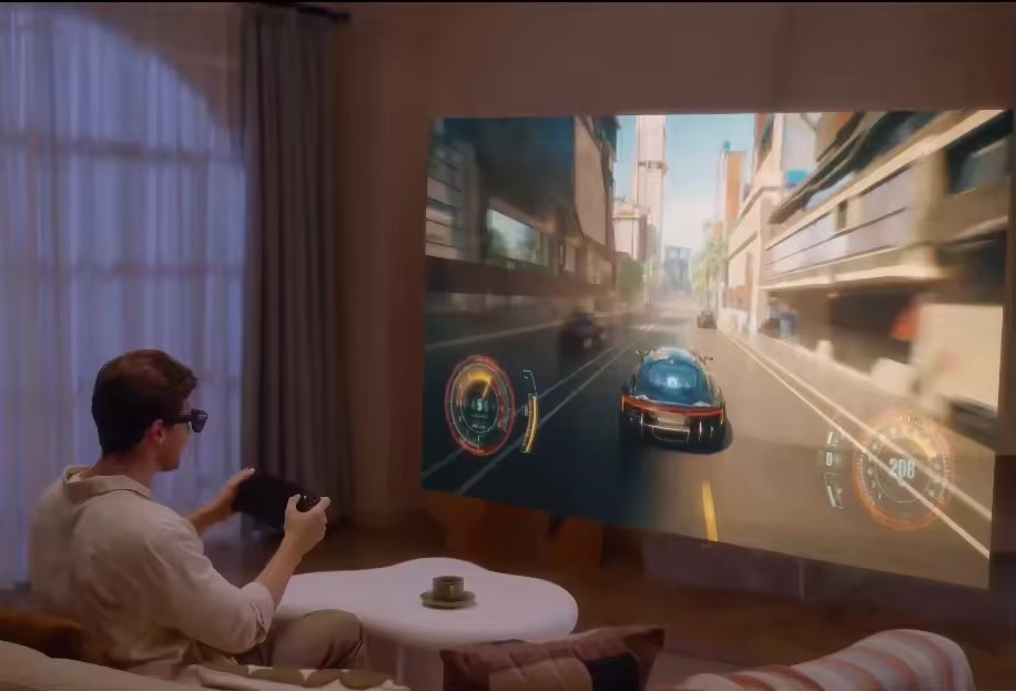 Xreal One Pro Smart AR Glasses Micro-OLED X1 Chip 57° FOV 120Hz Giant ...