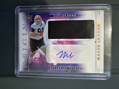 2025 Panini Origins Jumbo Jersey Auto Mason Graham RC #RJJ-MGM | eBay