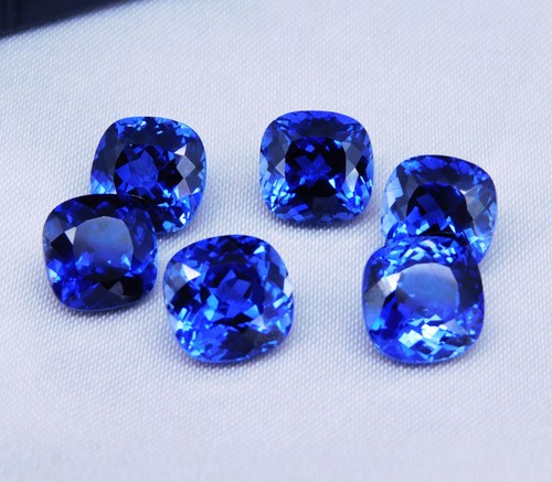 Certified 41.40 Carats Blue Color Cushion Natural Sapphire Loose ...