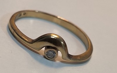 Gold 333 Gelbgold Ring Goldring Damenring | eBay.de