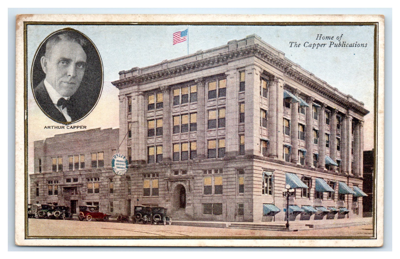 Topeka, KS Postcard- ARTHUR CAPPER - Capper Publications | eBay