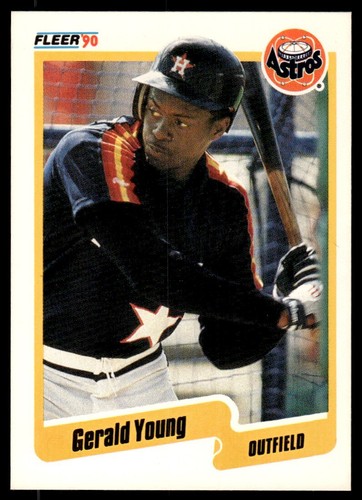 1990 Fleer Baseball Card Gerald Young Houston Astros #241 | eBay