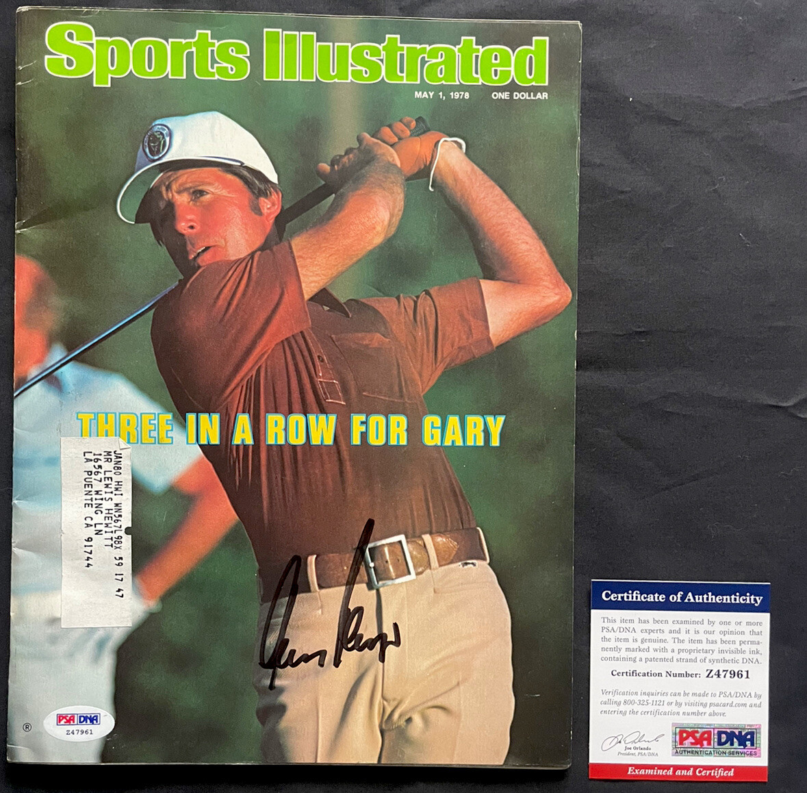 Gary Player Autographed Memorabilia | Signed Photo, Jersey ...