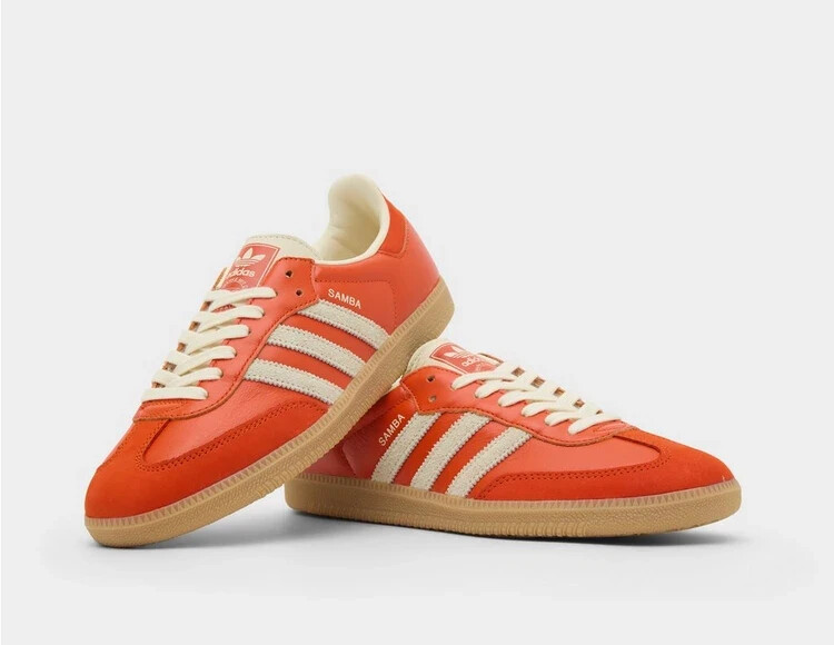 adidas Originals Samba OG in Collegiate Orange and White All Sizes ...