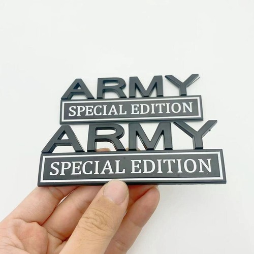 ARMY SPECIAL EDITION Emblems Car Fender Metal Tailgate Decal Sticker ...