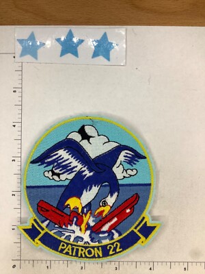 VINTAGE US NAVY PATRON 22 JACKET SQUADRON PATCH | eBay