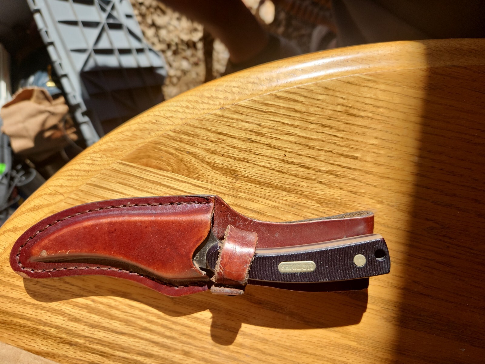 Schrade Old Timer 152OT Sharpfinger Stainless Fixed Blade Knife w ...