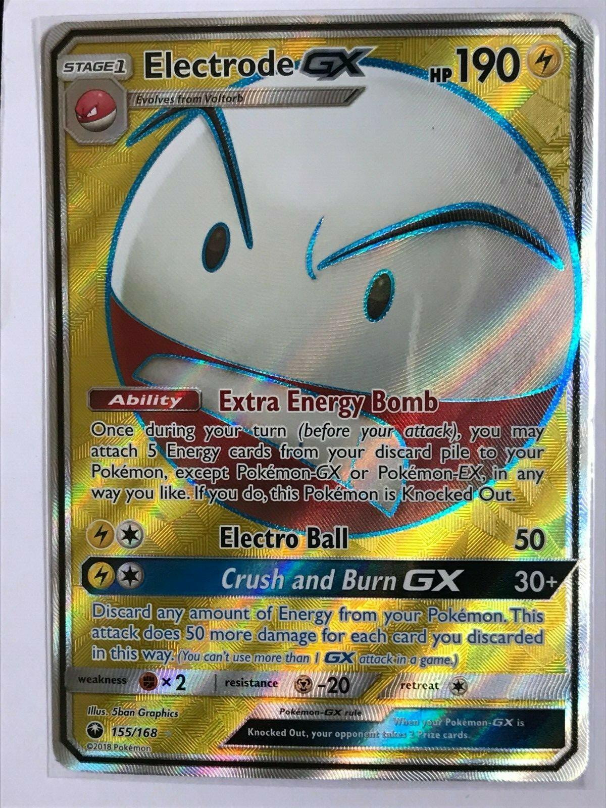 Electrode Pokemon Card