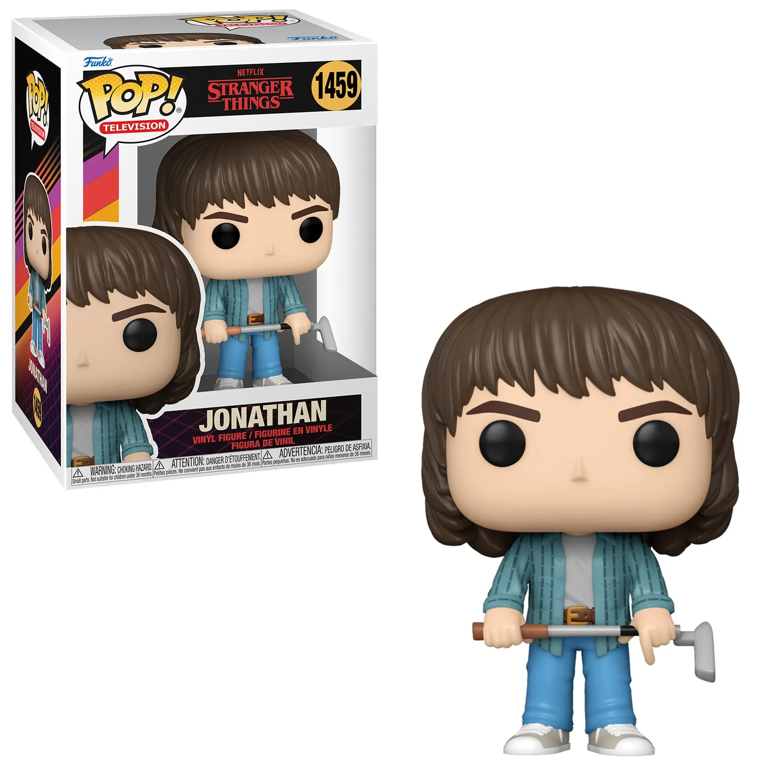 Funko POP! Television Stranger Things S4 Jonathan with Golf Club ...