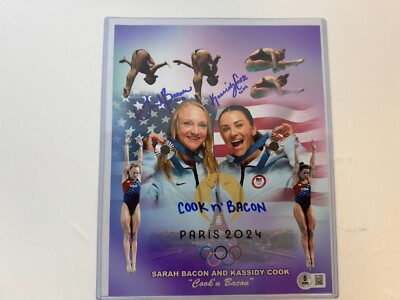 Kassidy Cook And Sarah Bacon Signed 8x10 “insc Reads Cook N’ Bacon ...