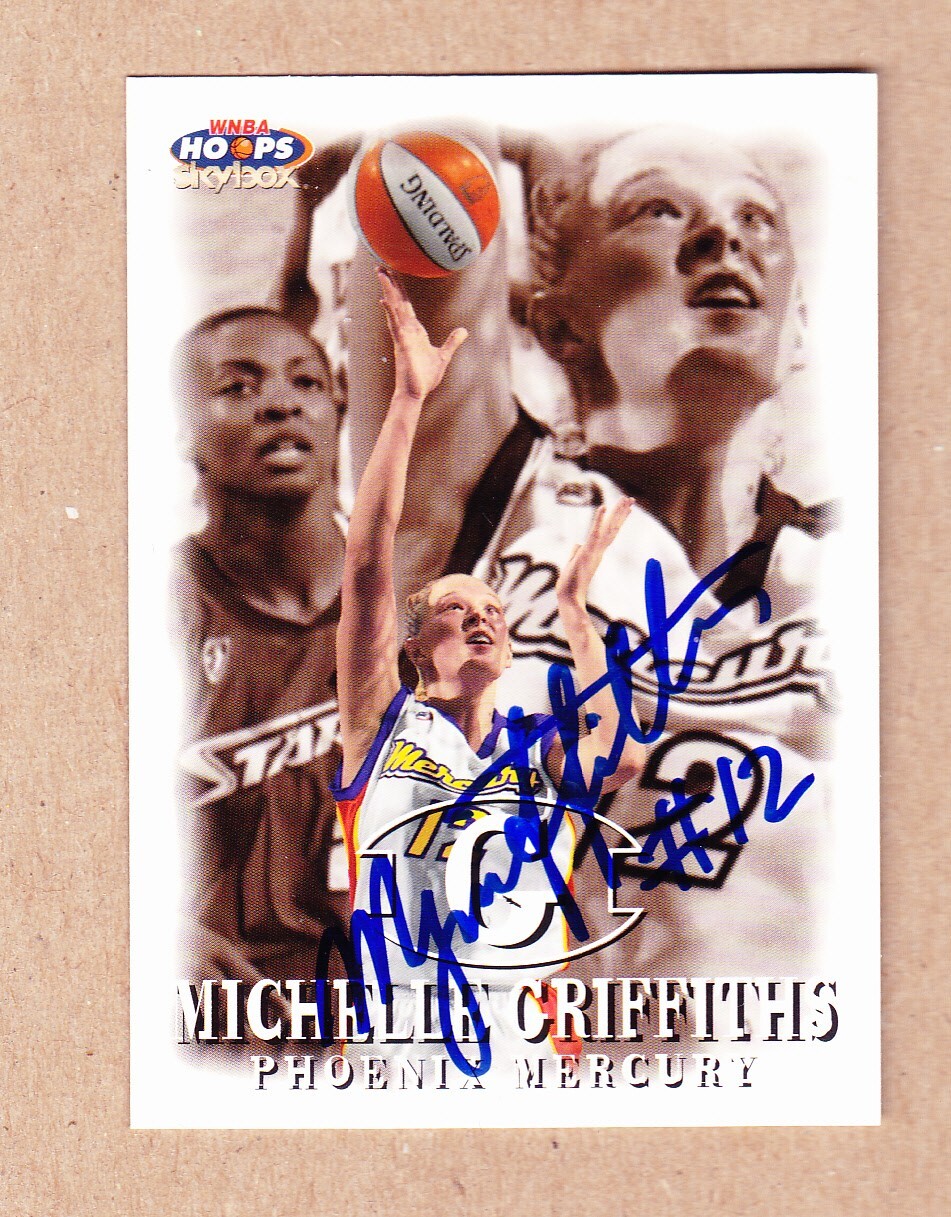 Michelle Griffiths signed 1999 Fleer Skybox Rookie card #39-Phoenix Mercury | eBay