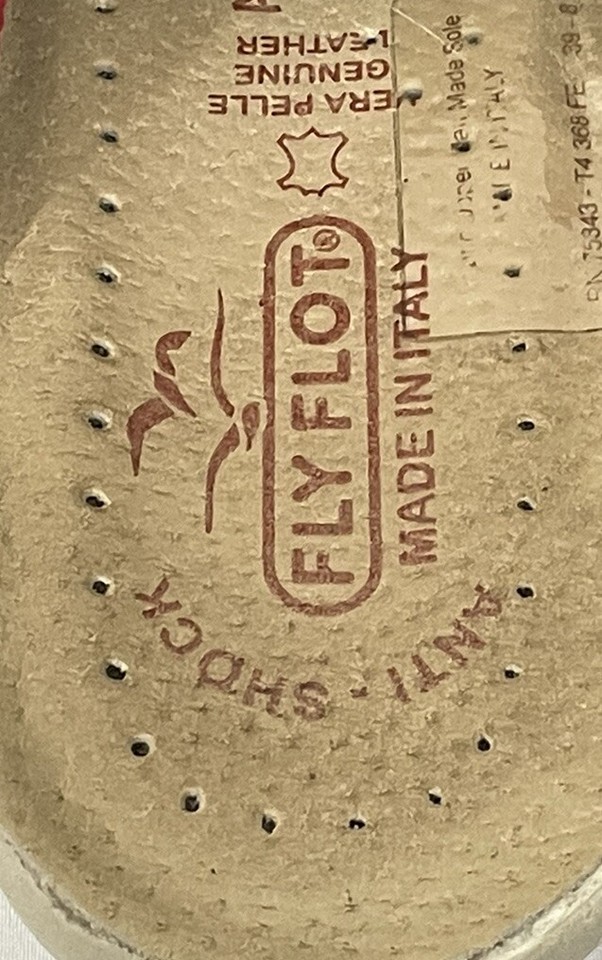 Fly Flot Anatomic Slip-On Clog Womens 8 Red Mesh Made In Italy EU 39 | eBay