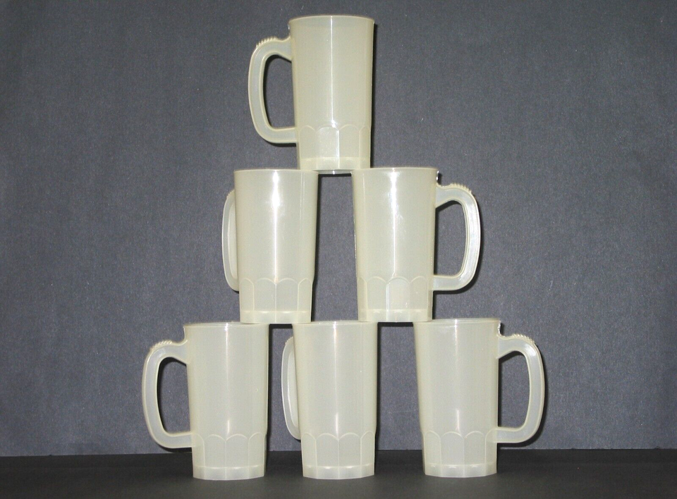 8 - Small 14 Ounce Cups-Mugs, Frosted Color, Made in America, Lead Free ...