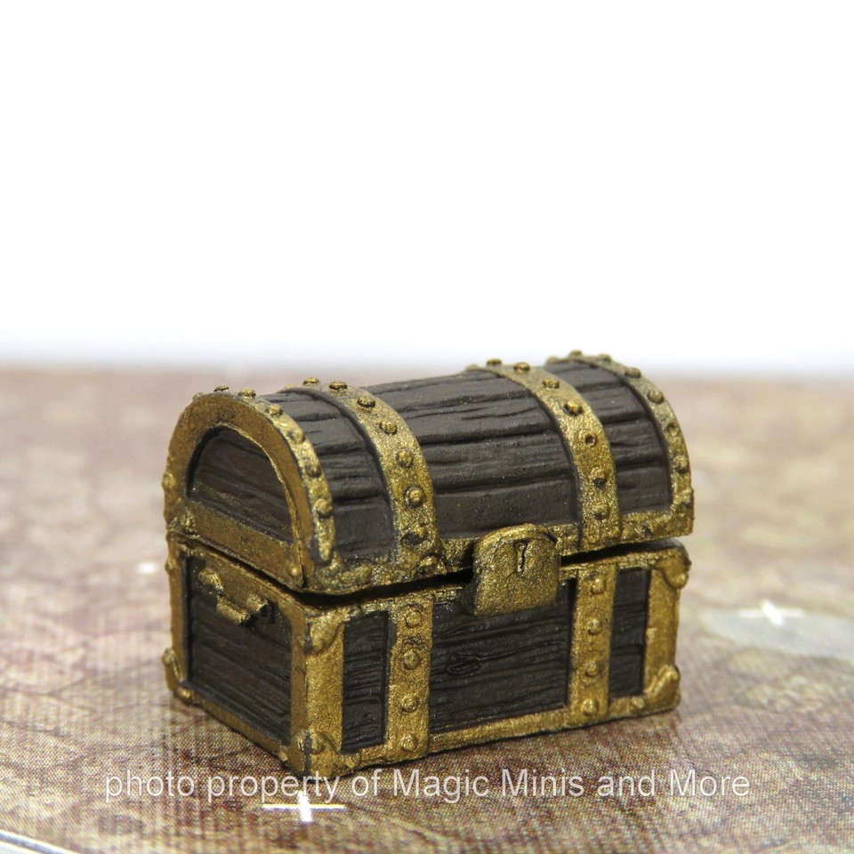 Dungeon Dressings ~ TREASURE CHEST Gold D&D Pathfinder Warlock Tiles ...