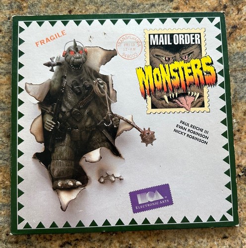 Mail Order Monsters Electronic Arts Game 1984 Commodore Good Condition ...