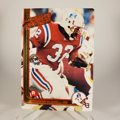 1991 Action Packed Rookie Update Leonard Russell #10 Football Card | eBay