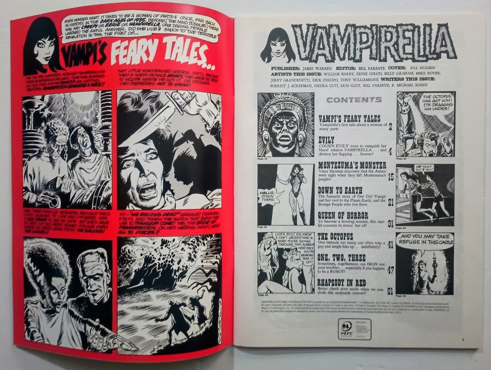 Vampirella #2, Warren, 1969, Dynamite Comics Reprint, 2019, Magazine ...
