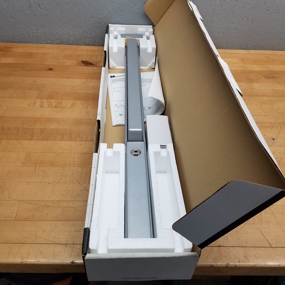 Hager 118164, 4701 RIM 36" Aluminum Finish Exit Push Panic Bar - NEW | eBay