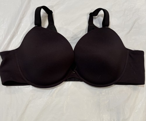Cacique Boost Plunge Black Underwire Lined Cotton Bra Size 46C | eBay