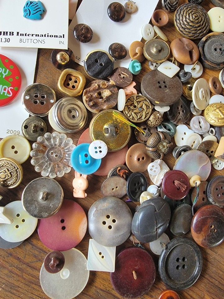 Button Lot Metal Glass Plastic Mop From Dimi To Large Some On Store Cards | eBay