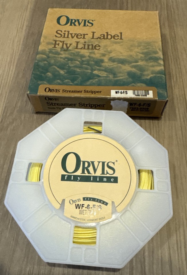 Orvis Silver Label Streamer Stripper Fly Fishing Line WF-6-F/S NIB | eBay