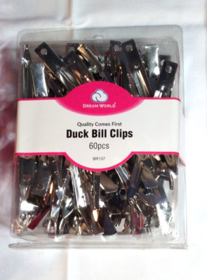 60pcs Dream Works (Brittny) DUCK BILL CLIPS Hair Sectioning Clips BR137 ...